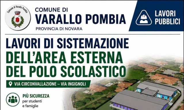 Varallo Pombia: rinnovata viabilità e area giochi per la scuola dell ...